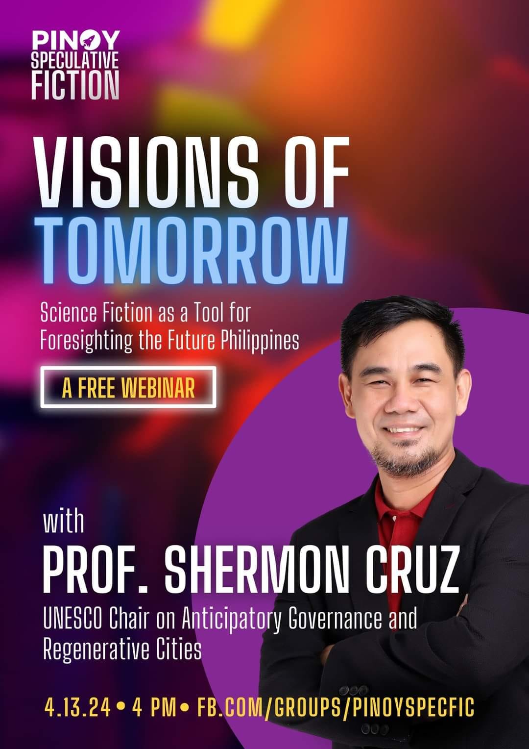 Visions of tomorrow webinar - April 13, 2024 - The Millennium Project