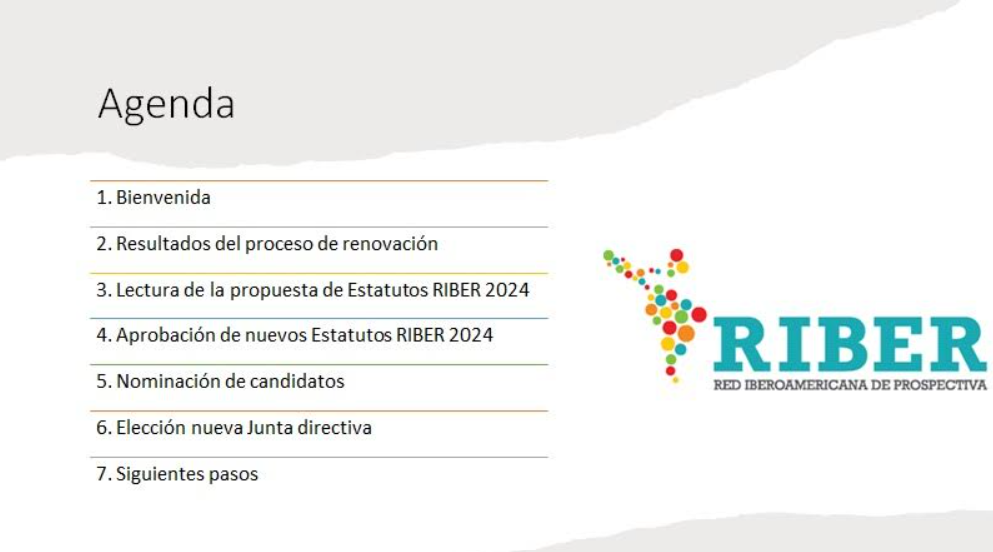 RIBER Plenary Meeting - July 24, 2024 - The Millennium Project