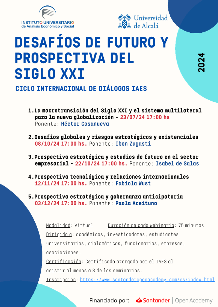 Desafíos de Futuro y Prospectiva del Siglo XXI with Casanueva - July 23, 2024 - The Millennium ...