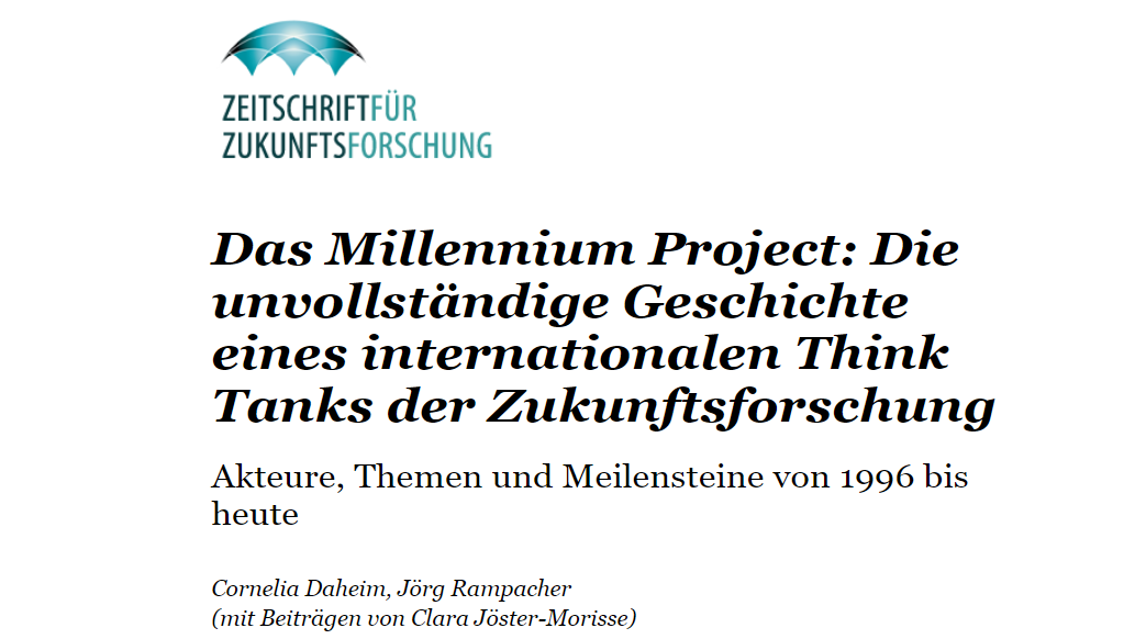 An "incomplete" history of The Millennium Project - The Millennium Project